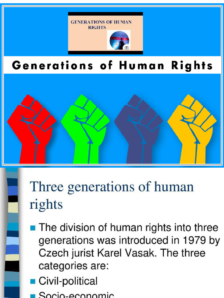 Three Generations of Human Rights | PDF | Social Ethics | Rights