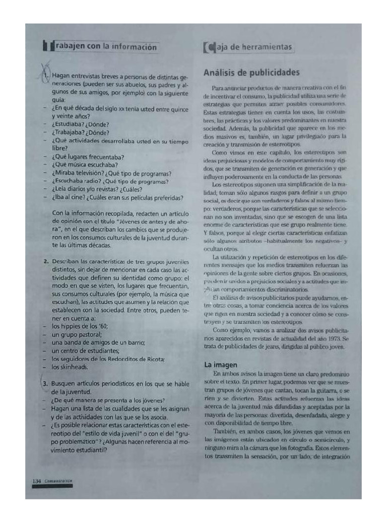 Analisis de Publicidades - Santillana | PDF