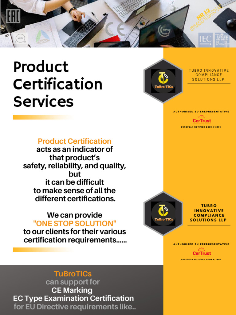 Product Certification Services_Final | PDF | Regulation | Safety