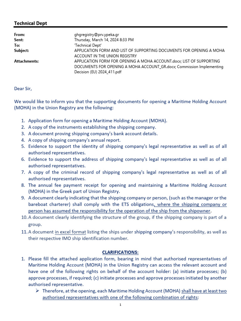 MOHA Account Application Guidelines | PDF | Identity Document | Notary ...