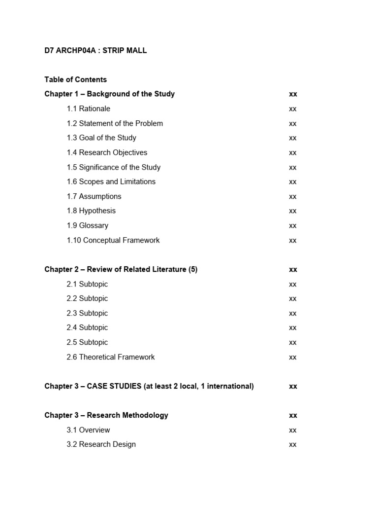 D7 ARCHP04A Book Outline | PDF | Scientific Method | Science