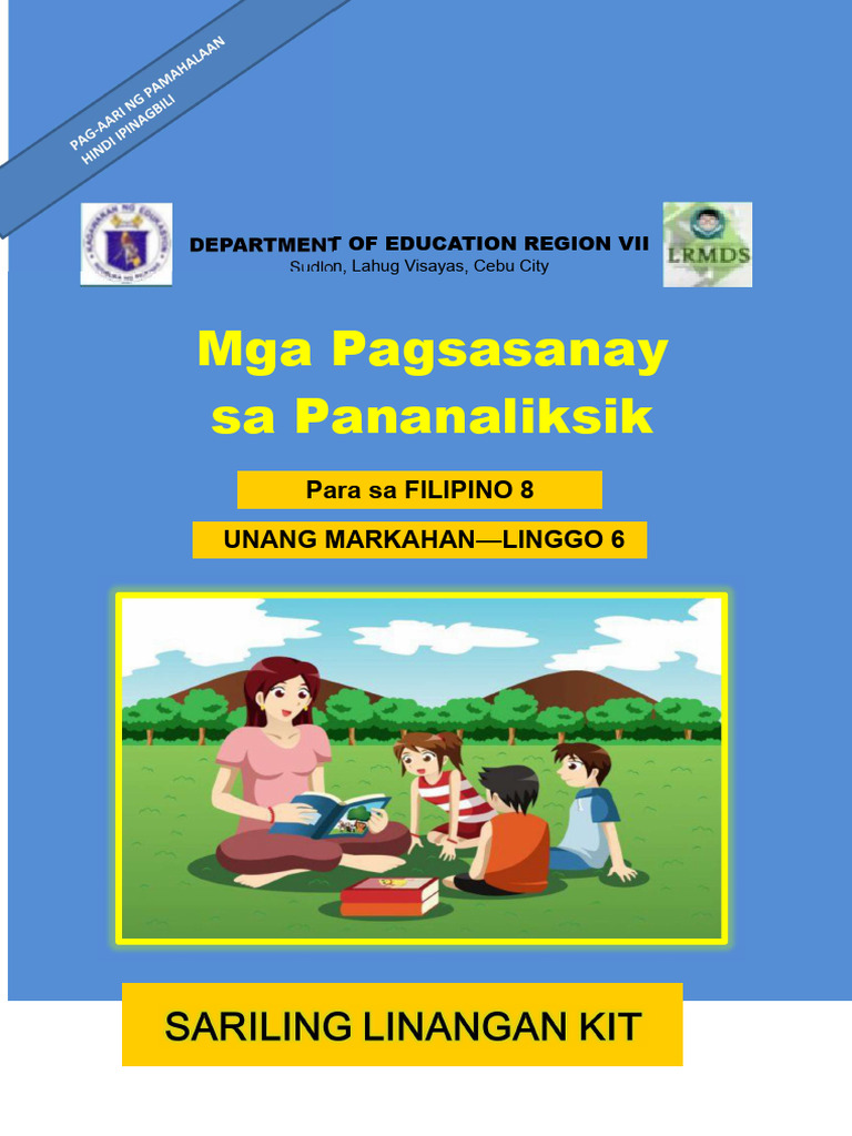SLK Fil 8 Q1 WEEK 6 MGA PAGSASANAY SA PANANALIKSIK | PDF