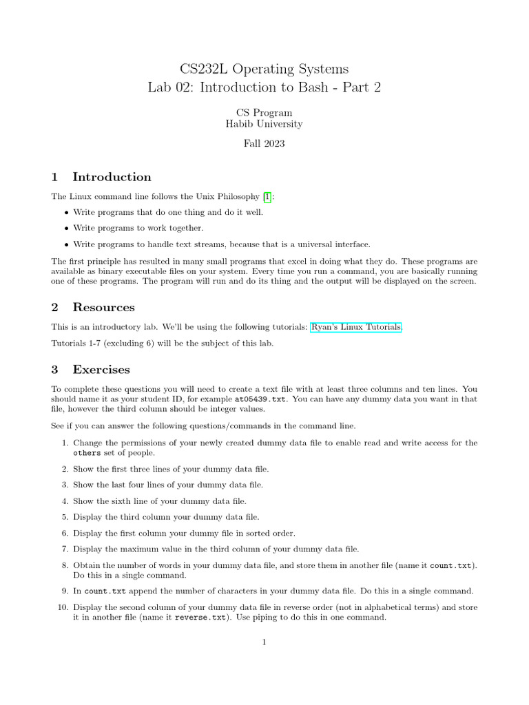 Lab02_Tasks | PDF | Command Line Interface | Software Engineering