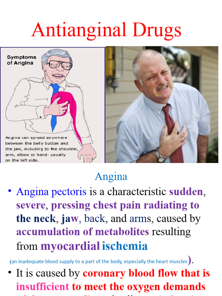 Antianginal Drugs and Their Mechanisms | PDF | Ischemia | Myocardial ...