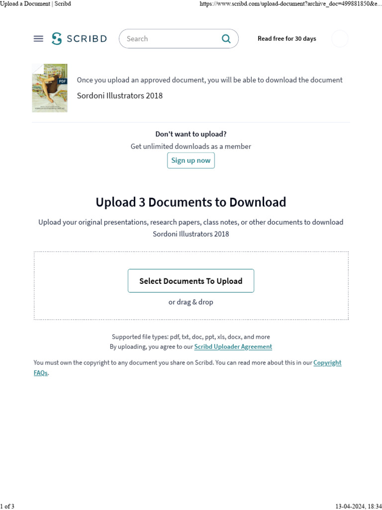 Upload A Document Scribd8 | PDF | Scribd | Information Technology