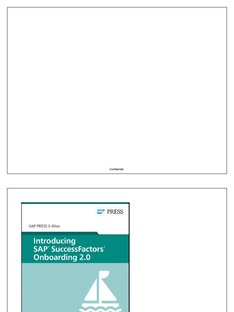 Introducing SAP SuccessFactors Onboarding 2 Press Book | PDF ...