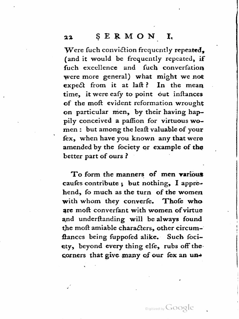 Fordyce's Sermons for Young Women | PDF | Social Science | Law