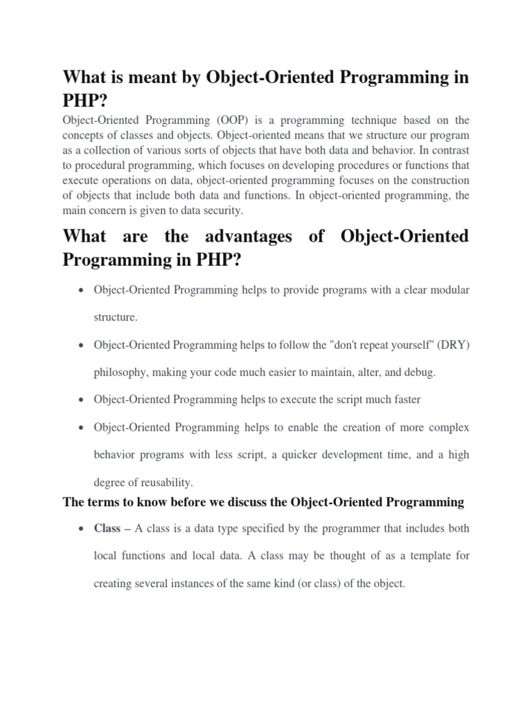 Unit 3 Oops Pdf Inheritance Object Oriented Programming Class Computer Programming
