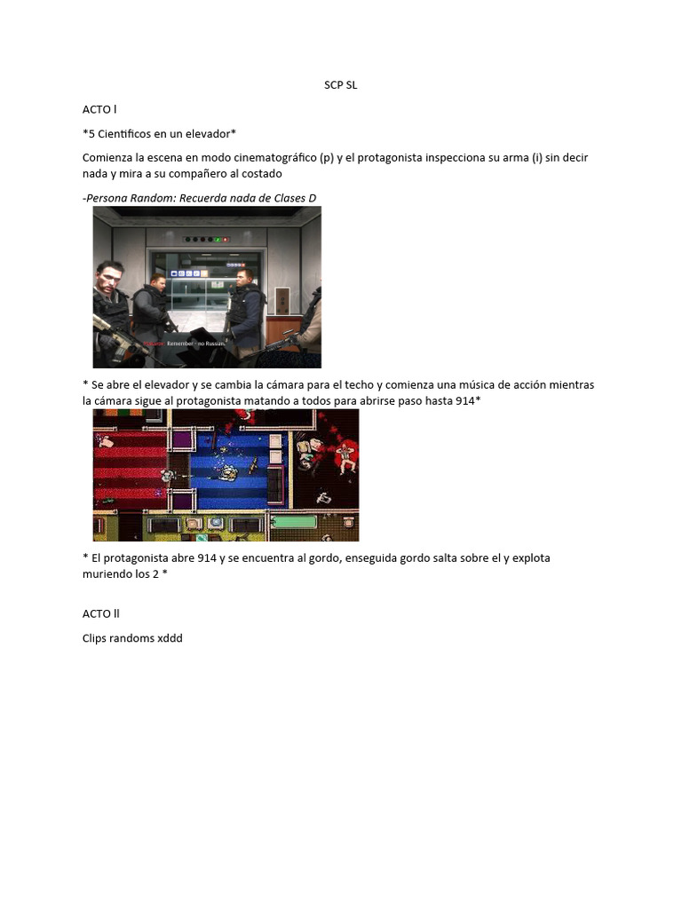 SCP SL | PDF