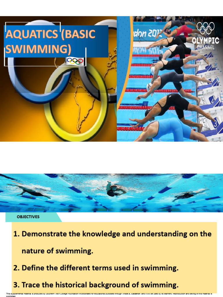 week1_history-of-swimming-1 | PDF | Swimming (Sport) | Swimming