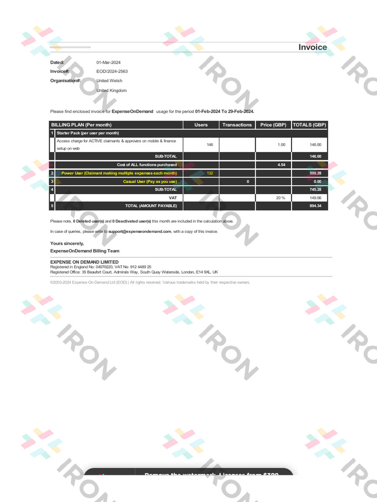 01-Mar-2024 04 - 11 - 24 - Invoice | PDF | Value Added Tax | Invoice