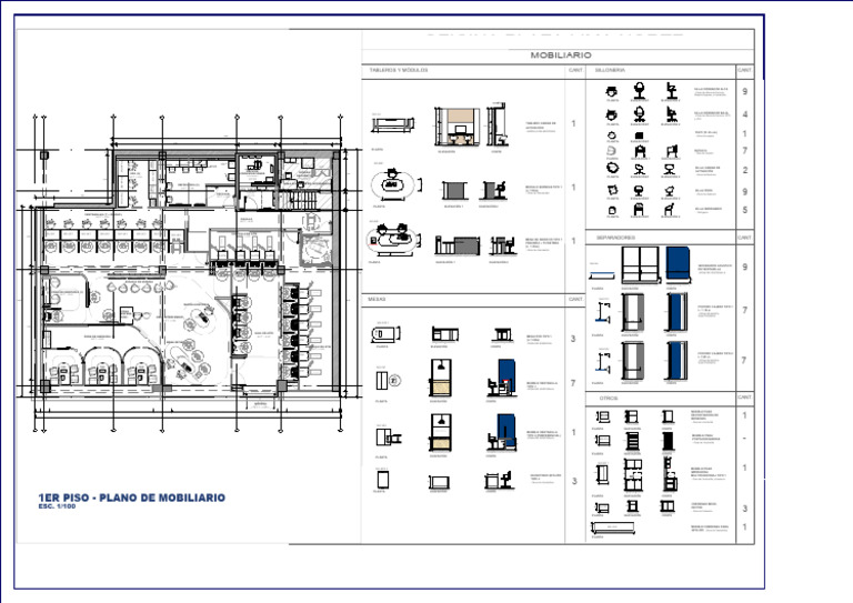 MDS - DeT-18 - Plano de Mobiliario - Rev.A | PDF