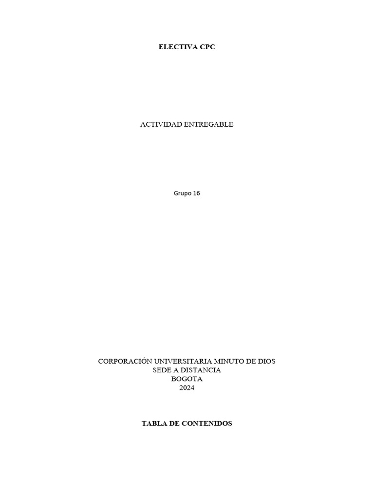 ELECTIVA CPC | PDF | Internet de las Cosas | Business