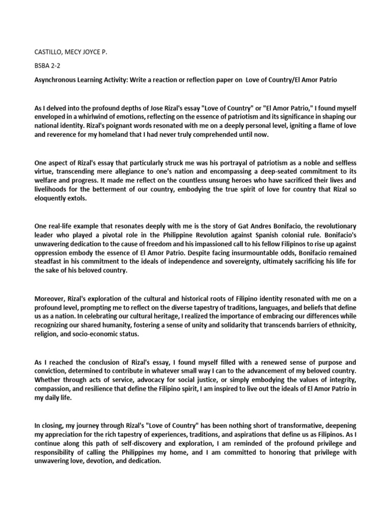 Activity Rizal | PDF