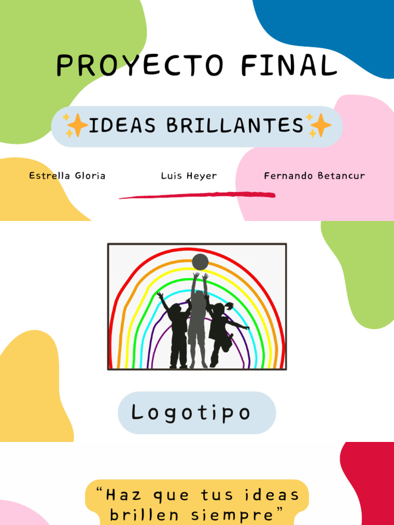 Proyecto Final Ideas Brillantes | PDF | Aprendizaje | Educación primaria