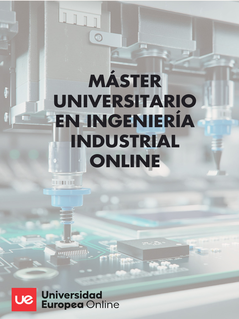 Master Ingenieria Industrial Folleto Online Pdf Ingeniería