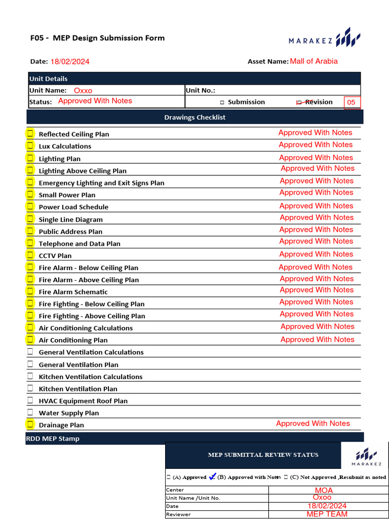 MEP Plans for Mall of Arabia | PDF