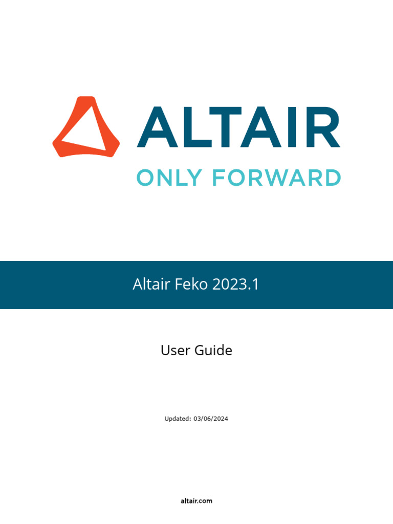 Altair Feko User Guide | PDF | Computational Electromagnetics | Computing