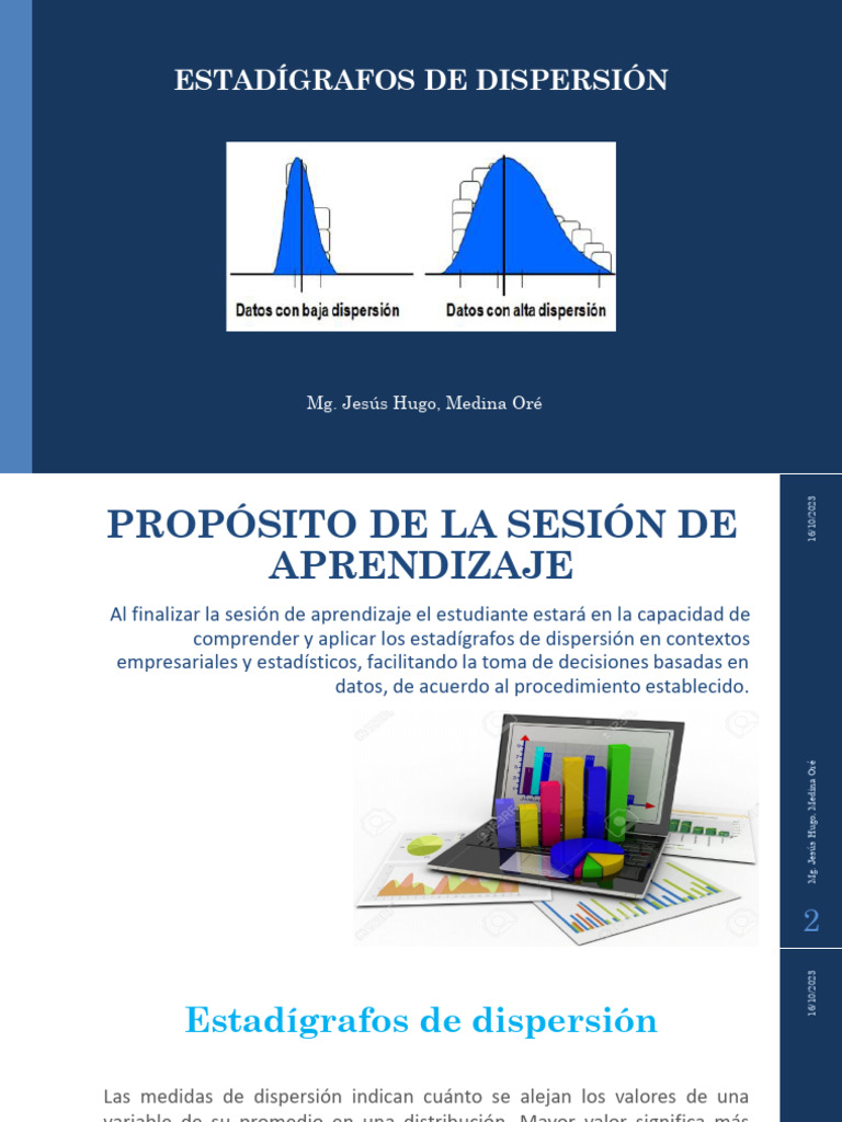 Estadígrafos de Dispersión en Estadística | PDF | Dispersión estadística | Estadísticas