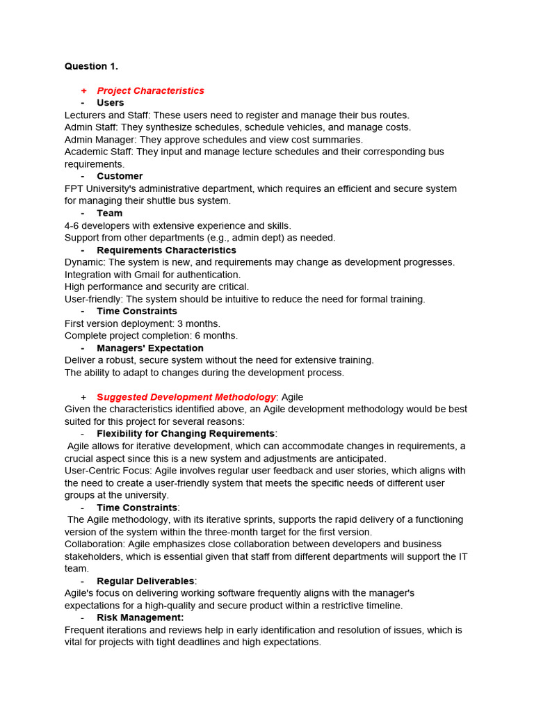 SWE RE Ans | PDF | Agile Software Development | Software Development ...