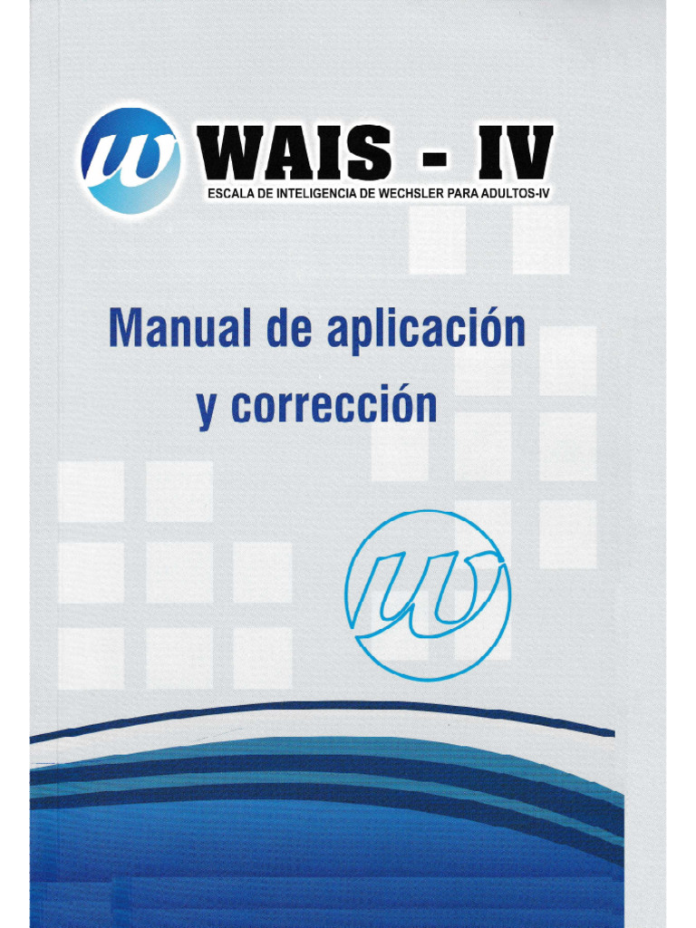 s11.s1 - Manual Wais IV | PDF