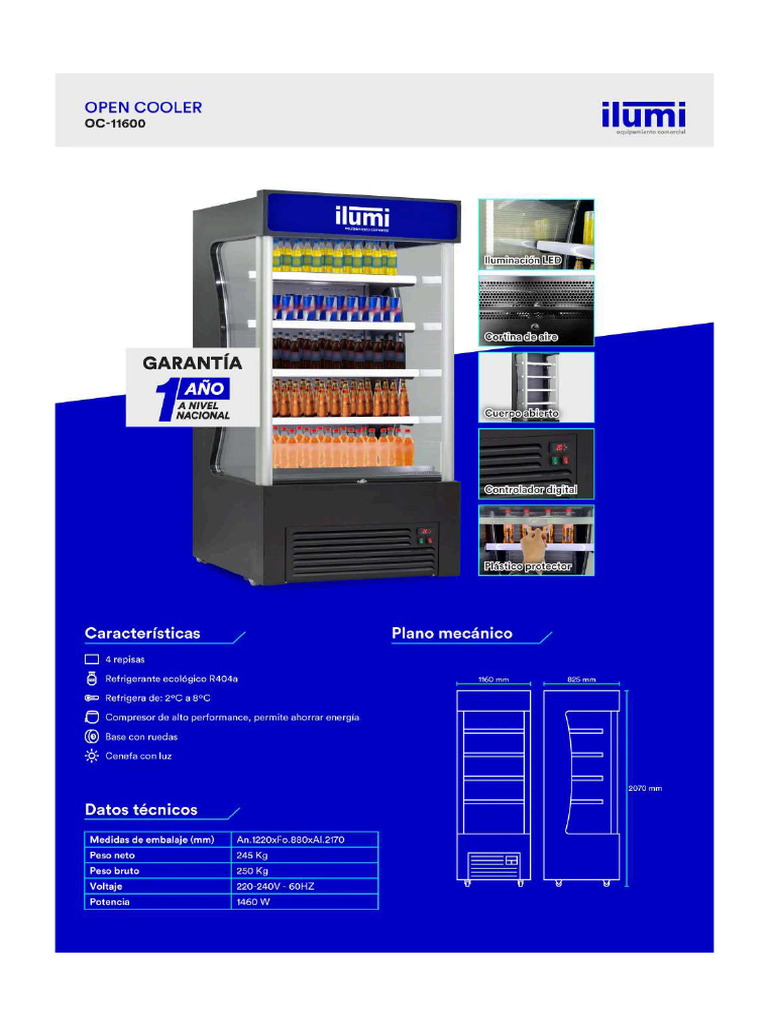 Open Cooler OC-11600 | PDF