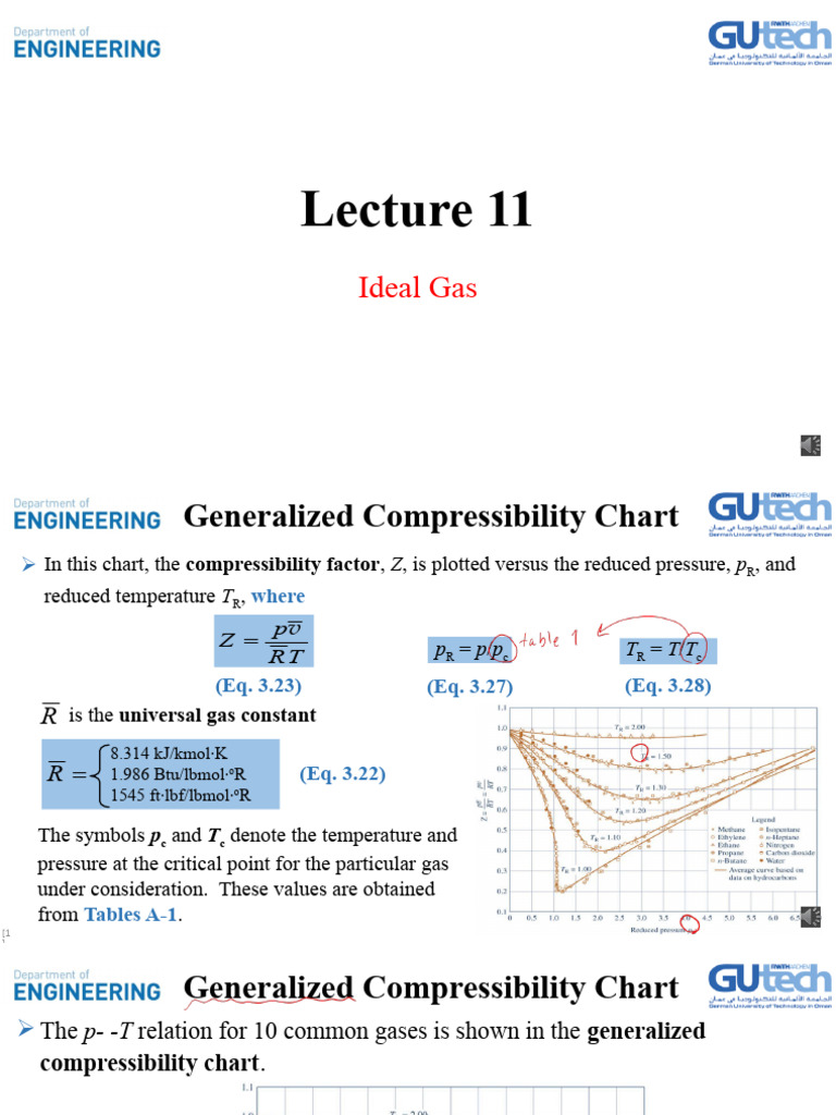 Chapter 3-Lecture 11 | PDF | Gases | Enthalpy