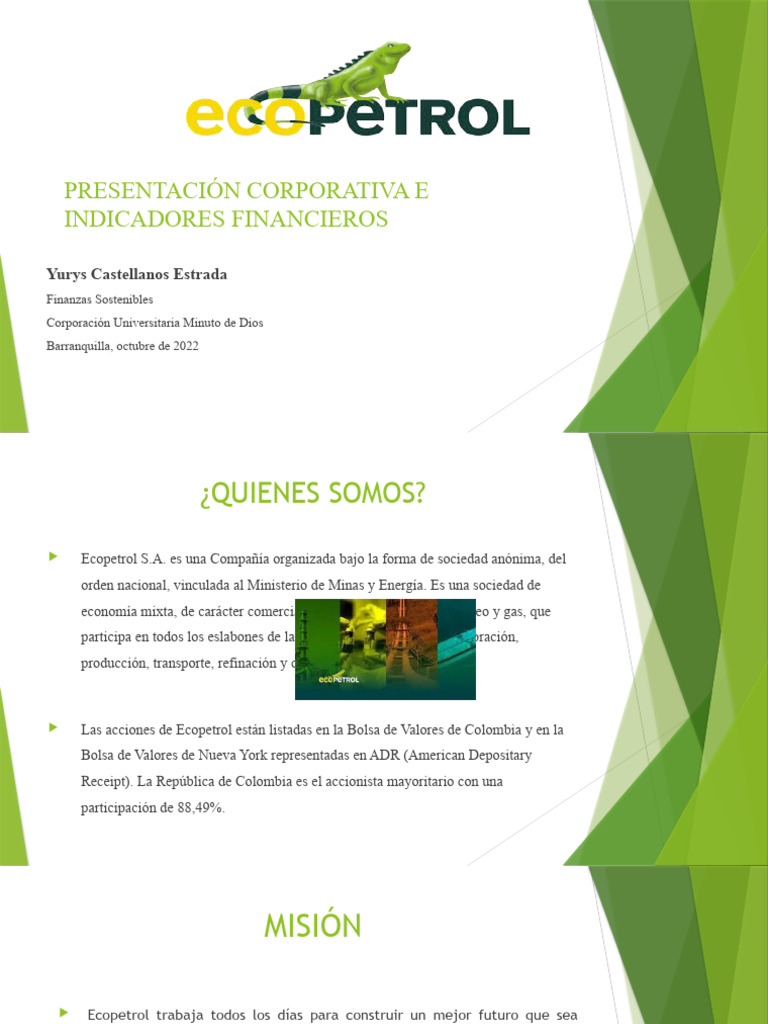 Presentacion Corporativa e Indicadores Financieros | PDF | Economias