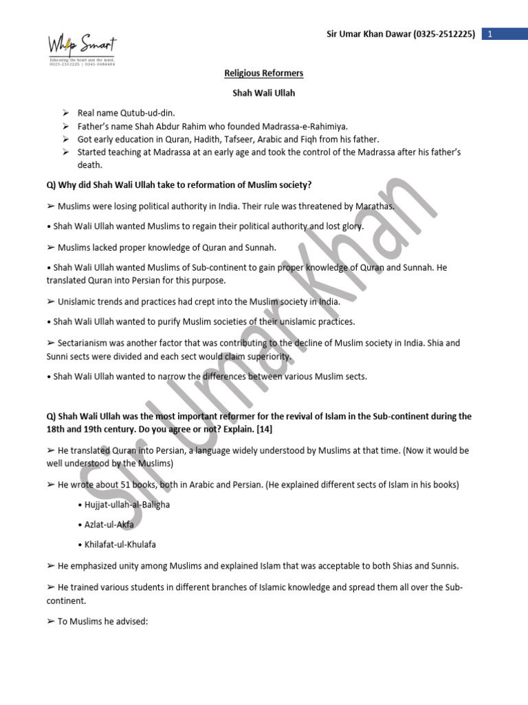 religious reformers | PDF | Abrahamic Religions | Religious Faiths