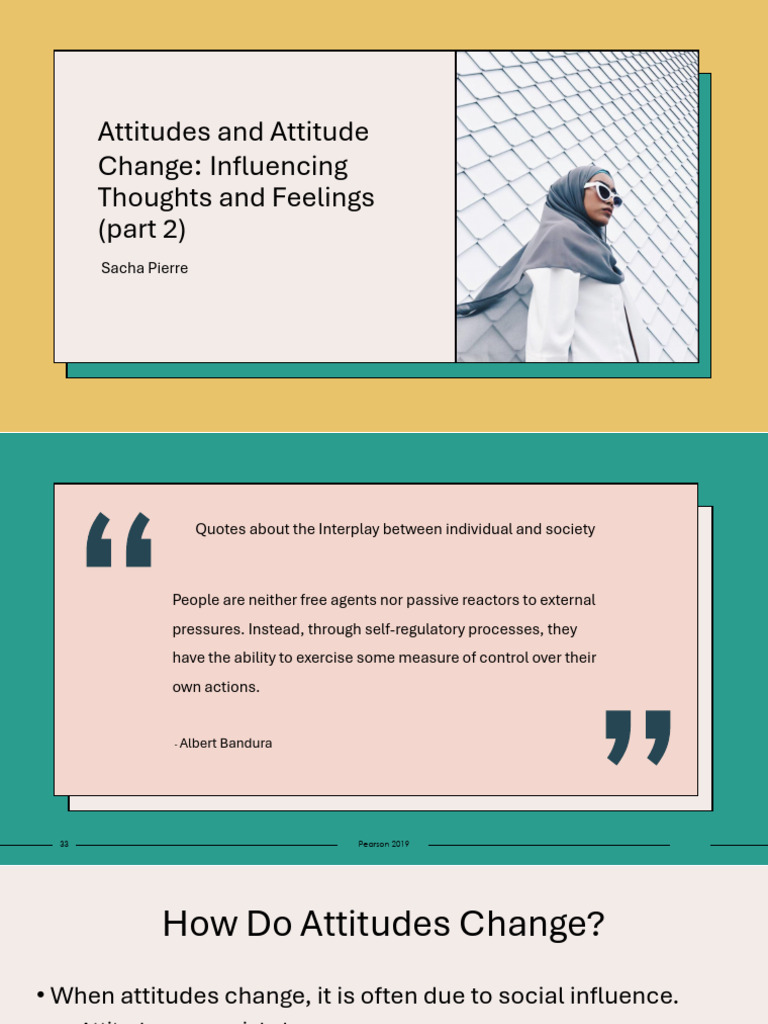 Attitudes Part 2 | PDF | Attitude (Psychology) | Persuasion