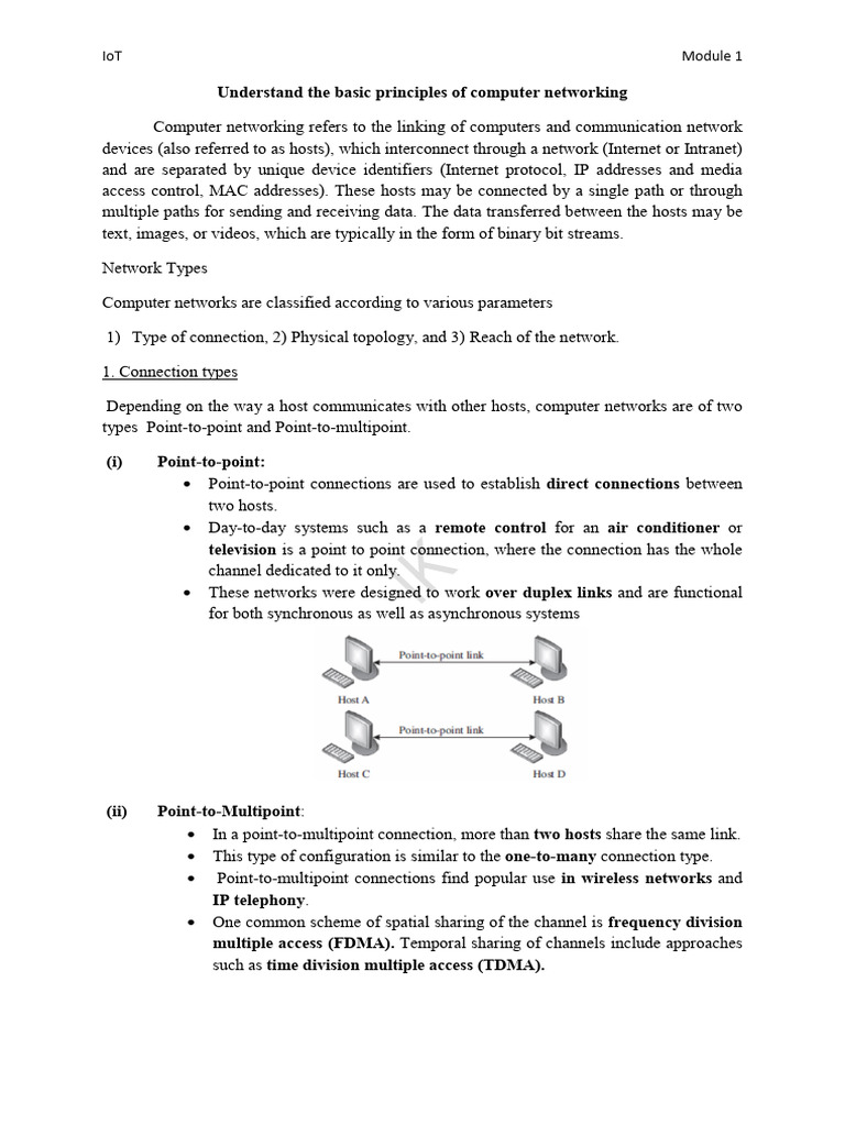 IoT Module1 | PDF | Osi Model | Internet Protocol Suite