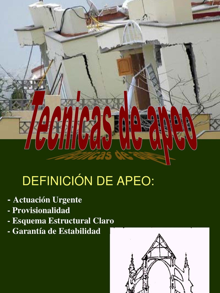 Tecnicas de Apeo | PDF