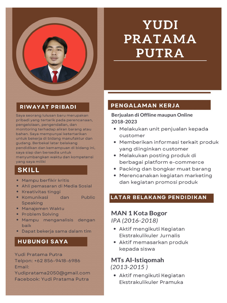 CV Yudi Pratama Putra | PDF
