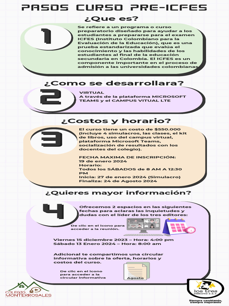 Pasos para Pre-ICFES 2024 | PDF | Informática