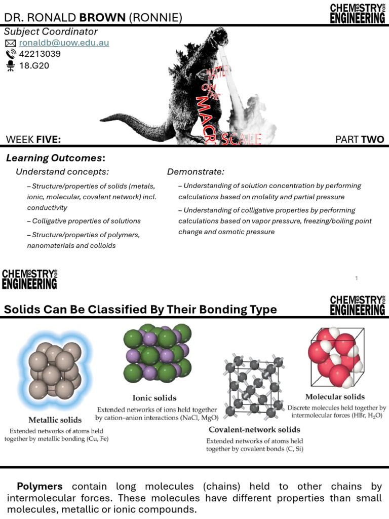 Matter Mol Scale Part 2 | PDF | Polymers | Solubility