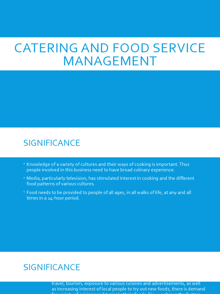 General Catering | PDF | Foodservice | Meal