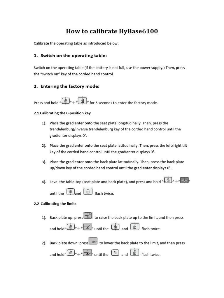 How To Calibrate HyBase 6100 | PDF | Finance & Money Management ...