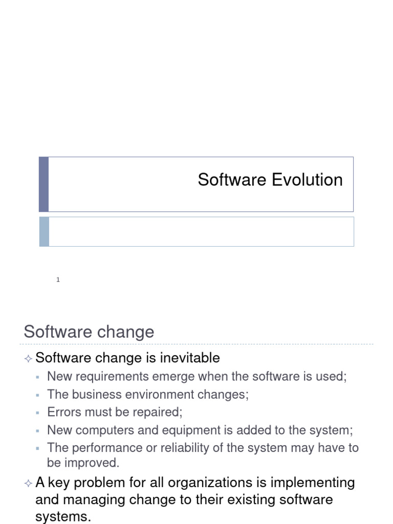 Evolution Phase | PDF | Agile Software Development | Computer Science