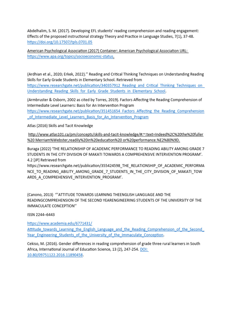 Reference check by app | PDF | Reading Comprehension | Learning