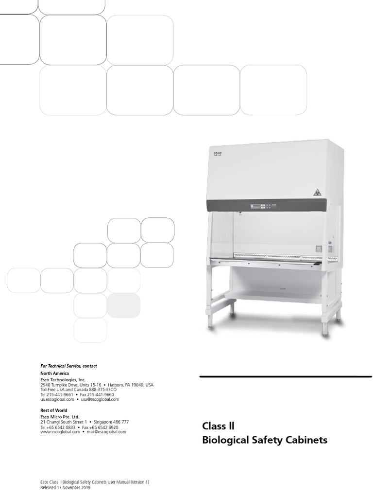 BSC Class II Manual Generico - Parte1 | PDF | Ac Power Plugs And Sockets