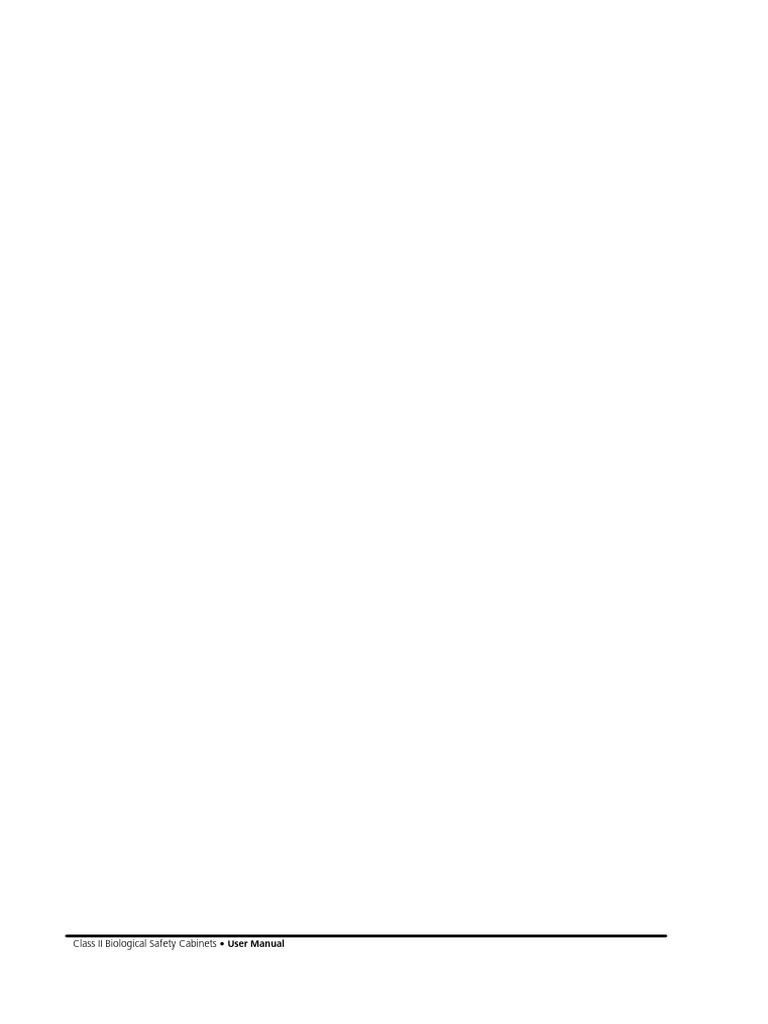 BSC Class II Manual Generico - Parte2 | PDF | Equipment