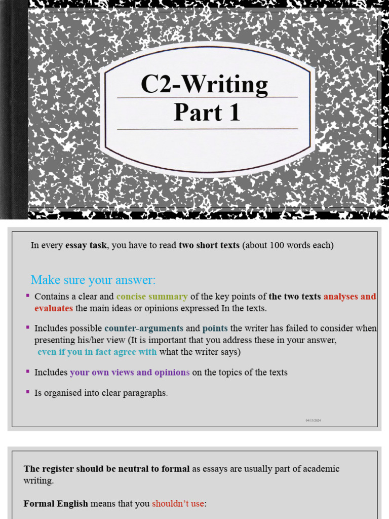 C2 Essay Writing Guide | PDF | Traffic Congestion | Traffic