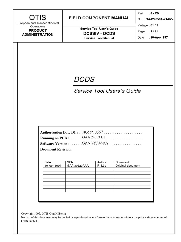 Service Tool Users S Guide: Field Component Manual | PDF | Switch | Computer Engineering