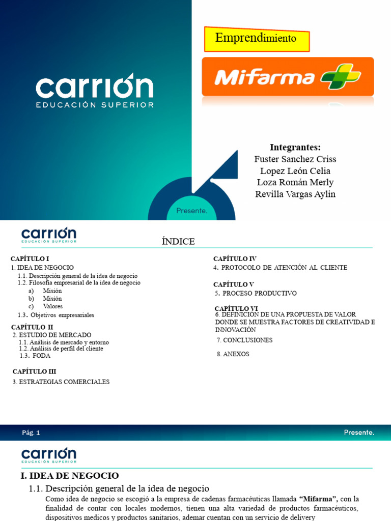 Estrategias de Mifarma en el Mercado Farmacéutico | PDF | Calidad ...