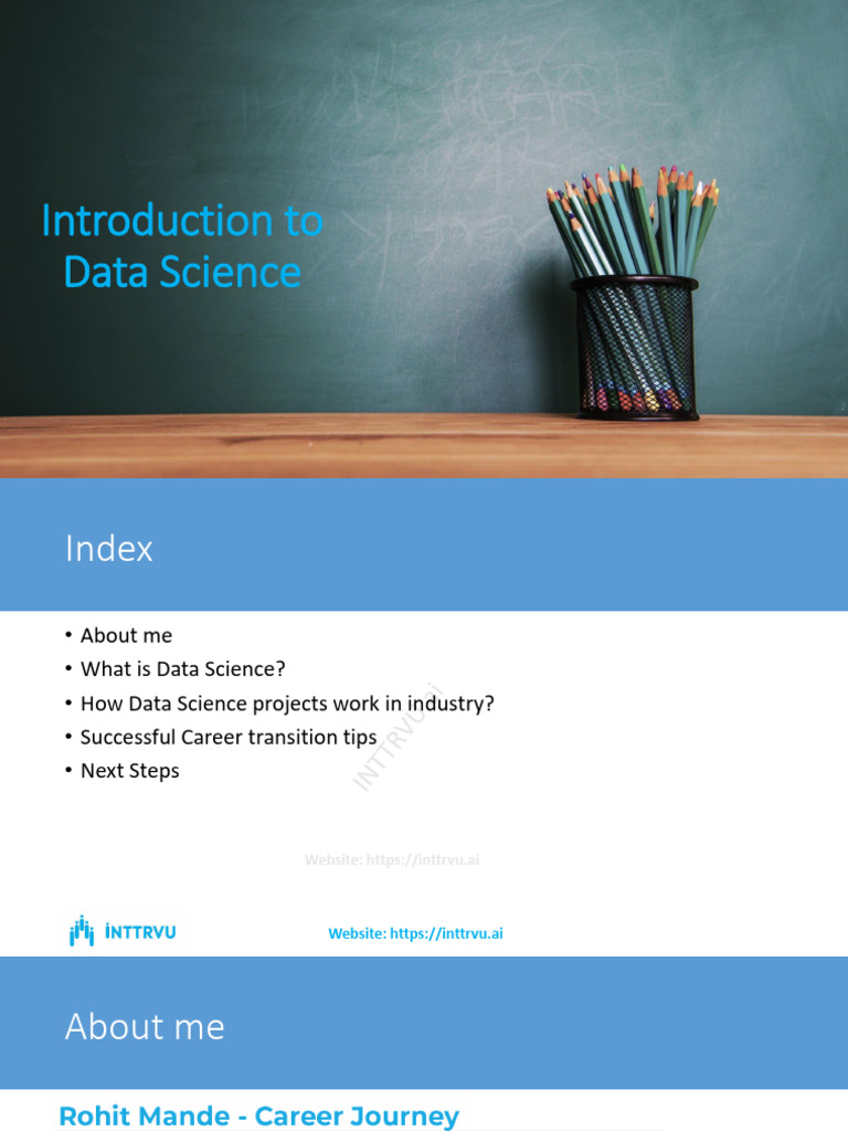 Data Science Introduction | PDF | Machine Learning | Data Science