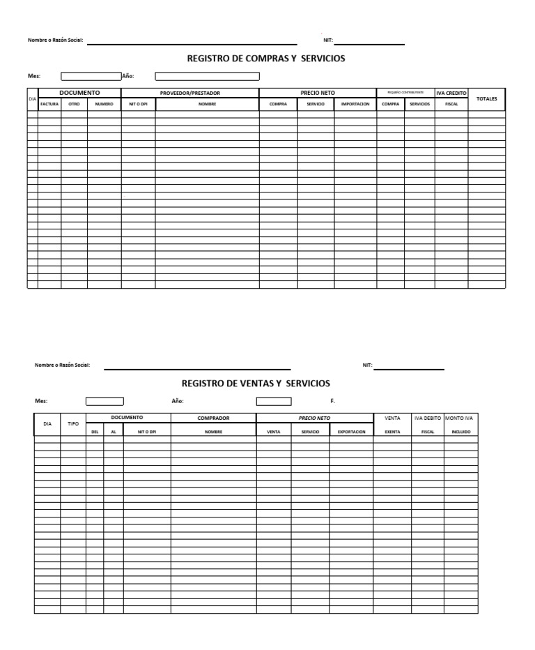 LIBRO DE COMPRAS Y VENTAS 2024 (1) | PDF