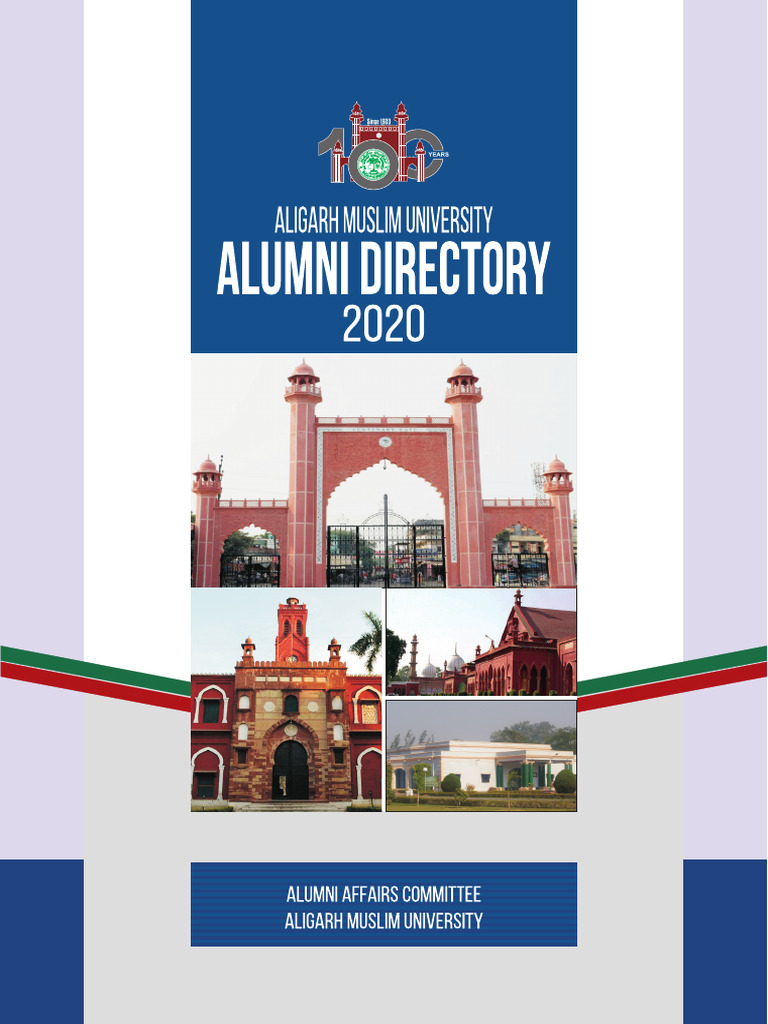 AMU Alumni Directory 2020 | PDF | Academic Degree
