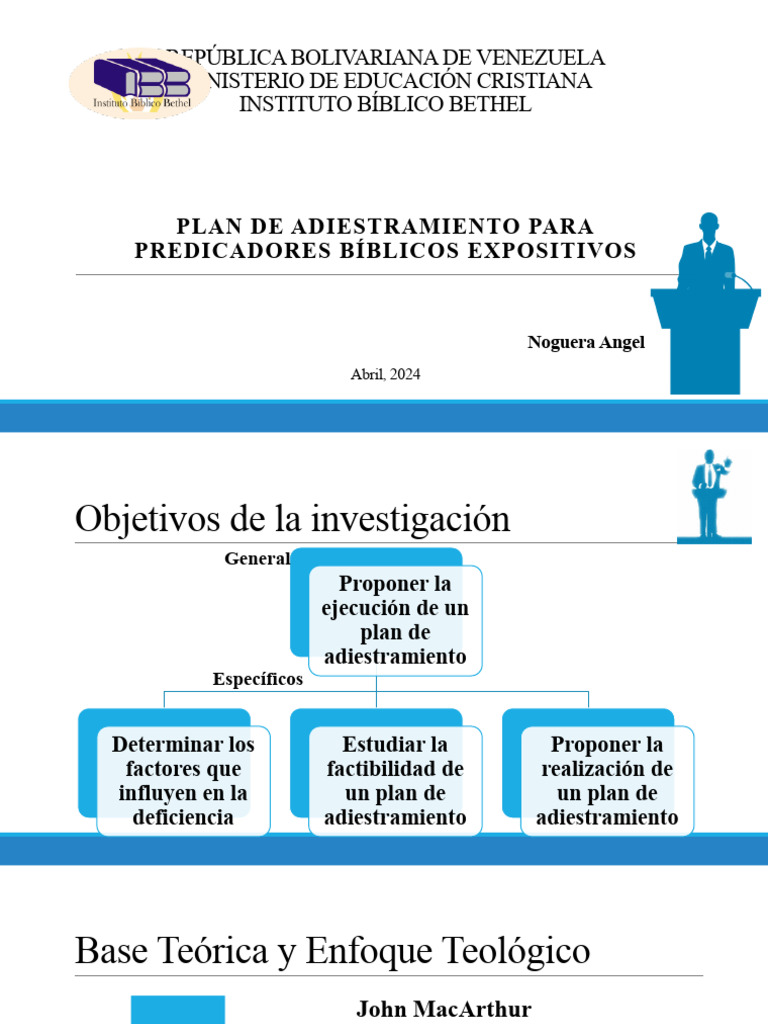 Defensa Proyecto II | PDF | Hermenéutica | Biblia