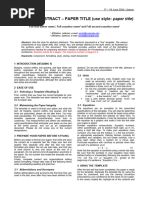 IEEE Paper Format Template | PDF | Times New Roman | Letter Case