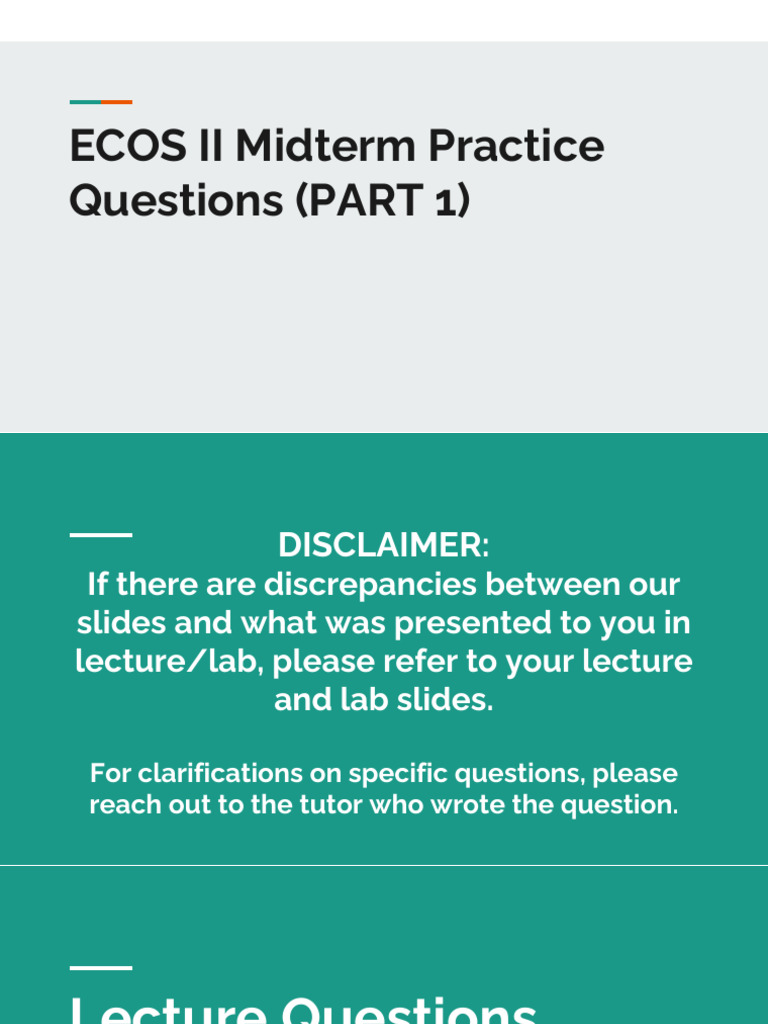 ECOS II Midterm Set 1 | PDF | Lymphatic System | Parathyroid Gland